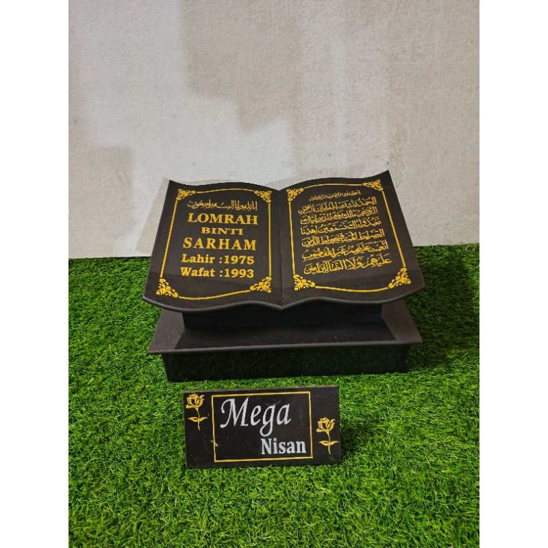 Jual BATU NISAN TERMURAH BUKU 30X20/PAPANKUBURAN NISAN GRANIT TILLE3 ...