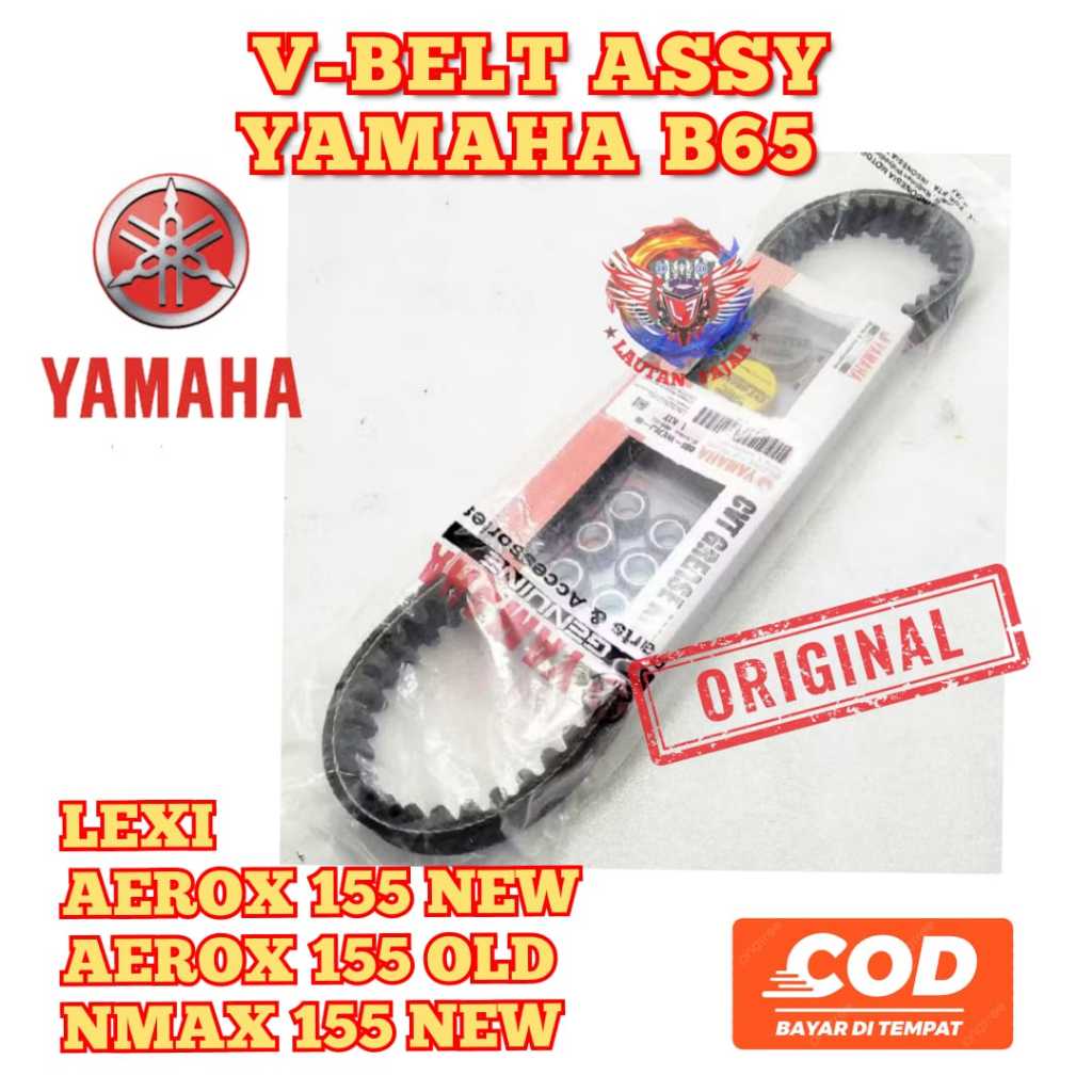 Jual V-belt assy B65 yamaha aerox 155 Nmax New Lexi kualitas original ...