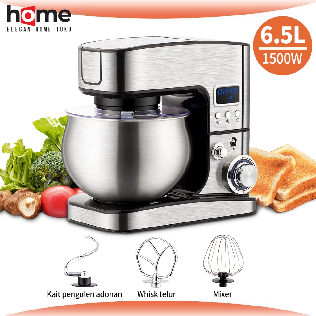Jual E.Home Stand Mixer 6.5 Liter Variable Low Watt Tech - 6 Speed ...
