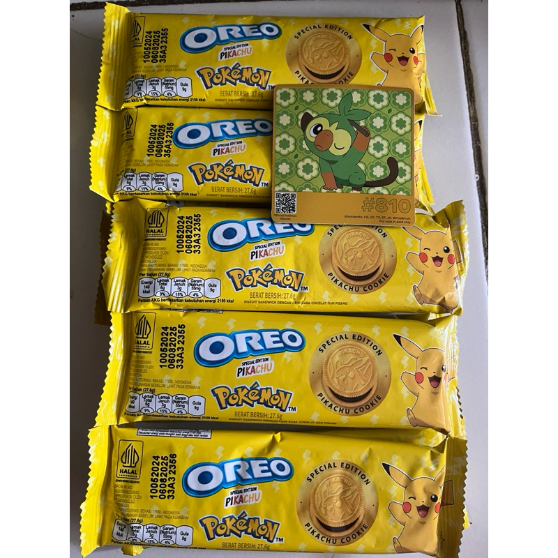 Jual oreo pokemon / special edition pikachu (exp agsts) | Shopee Indonesia