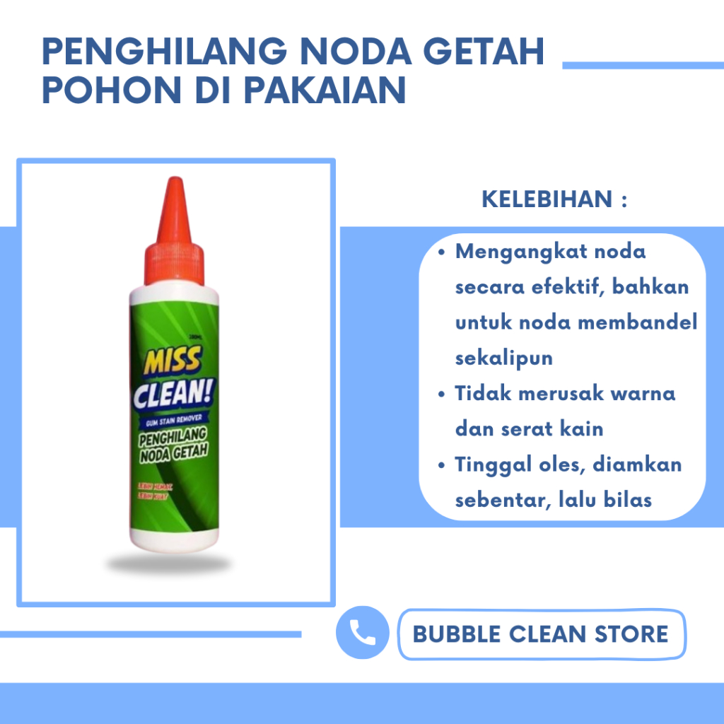 Jual Penghilang Noda Getah Pohon di Pakaian Pembersih Getah Pohon di ...
