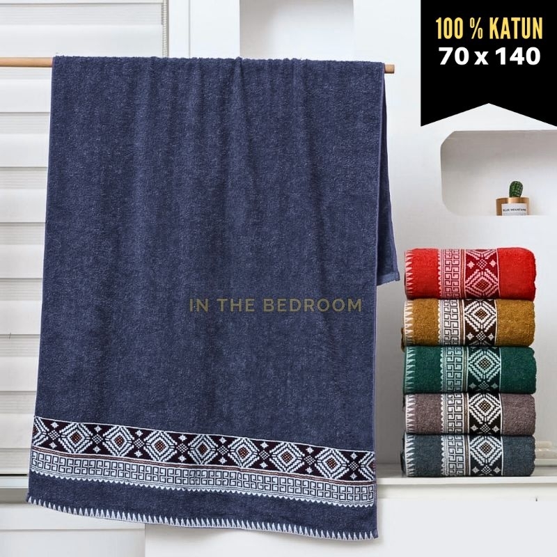 Jual RL Handuk Mandi Dewasa Jumbo 70x140 Bahan Katun Meresap Air ...