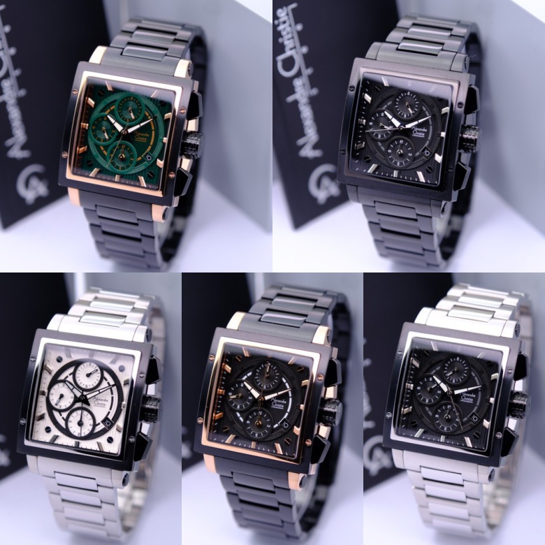 Jual Jam Tangan Pria Alexandre Christie AC 6182 / AC6182 Rantai ...