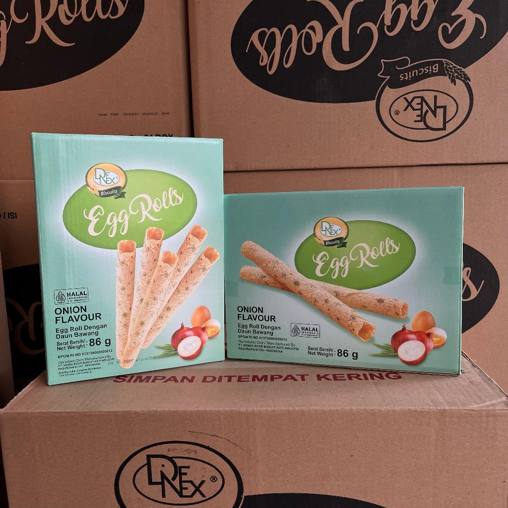 Jual DENEX egg roll 86 gram 1 dus isi 24 pcs | Shopee Indonesia