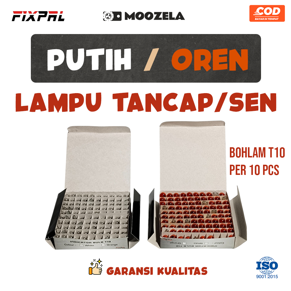 Jual FIXPAL Bohlam Senja Lampu Tancap FIXPAL T10 12V 5 Watt Lampu Motor ...