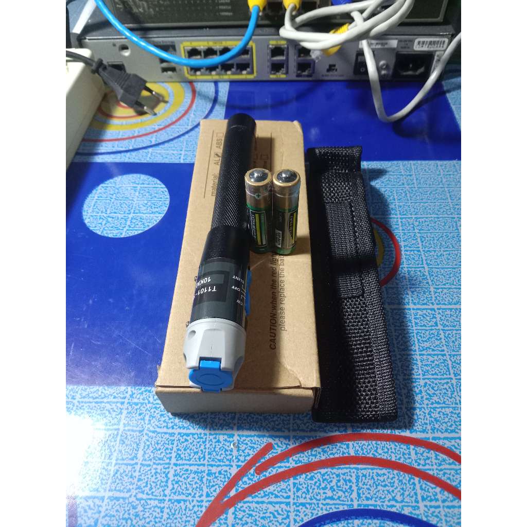 Jual VISUAL FAULT LOCATOR ATAU SENTER LASER FIBER OPTIK 10MW [10KM ...