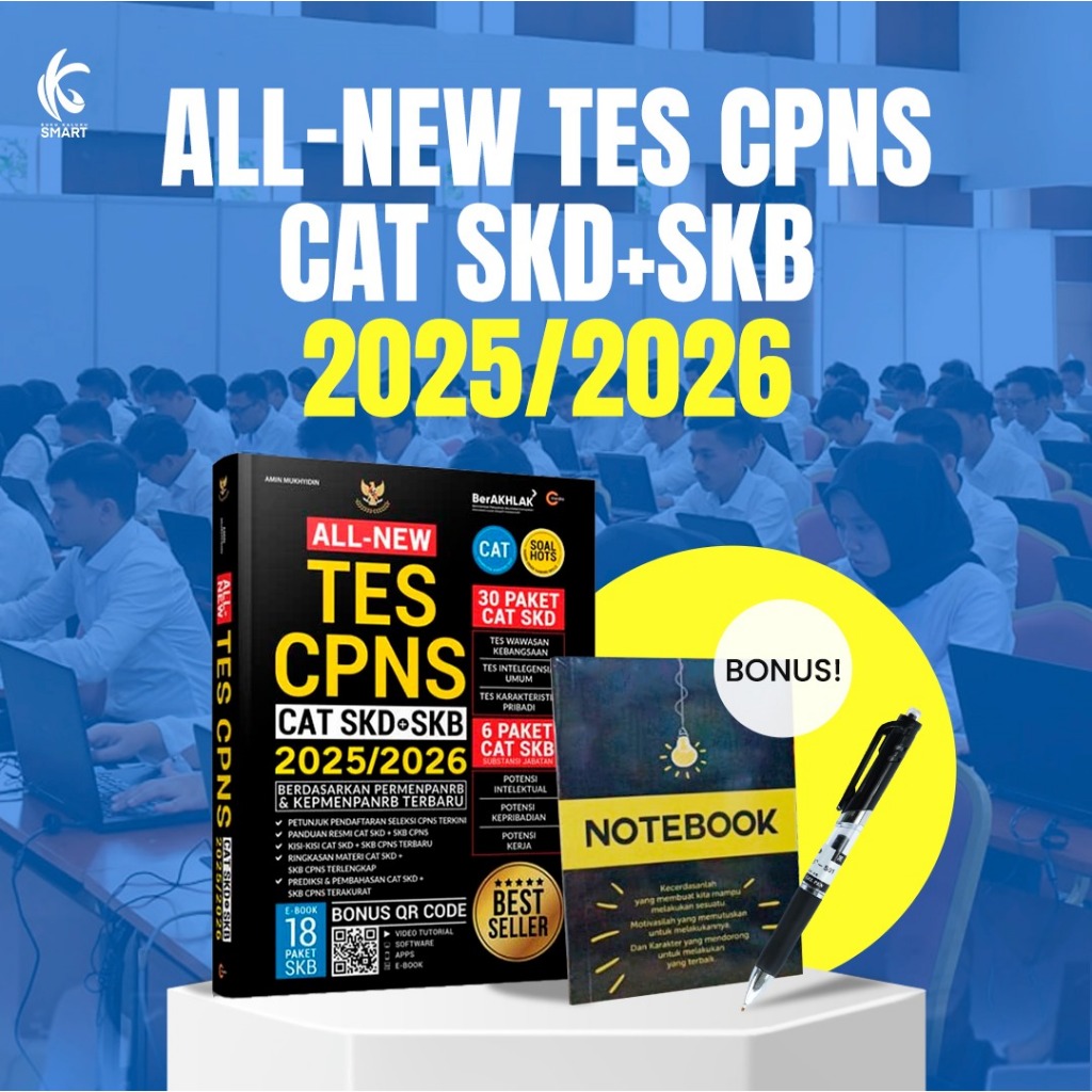 Jual Ready Stok - All-New Tes CPNS CAT SKD + SKB 2025/2026 - Cmedia ...