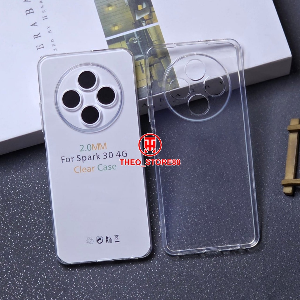 Jual TECNO SPARK 30 TECNO SPARK 30 PRO CLEAR HD CASE 2.0MM CASE BENING ...