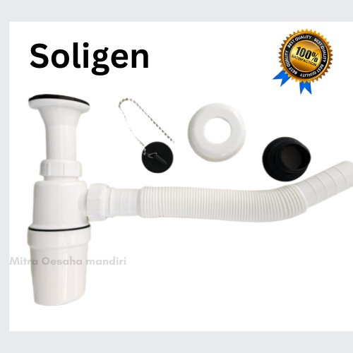 Jual Soligen Sifon botol pvc plus slang/avur afur pipa saringan ...