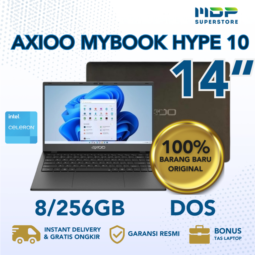 Jual LAPTOP AXIOO MYBOOK HYPE 10 (MIDNIGHT BLACK / TITANIUM BROWN ...