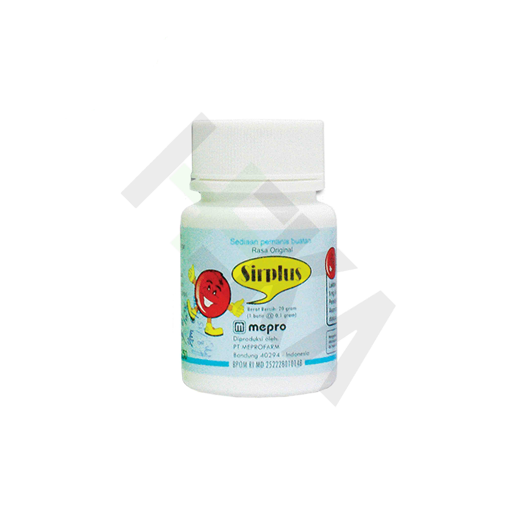 Jual Sirplus Tablet Botol isi 200 Tablet - Pemanis Obat Anak [Majapahit ...
