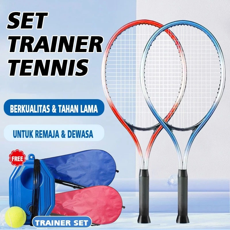 Jual 1 SET Raket Tennis Set Bola Raket Tenis Latihan Tenis Tennis ...