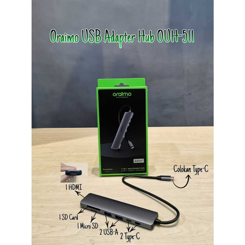 Jual Oraimo USB Adaptor HUB OUH-511 | Shopee Indonesia
