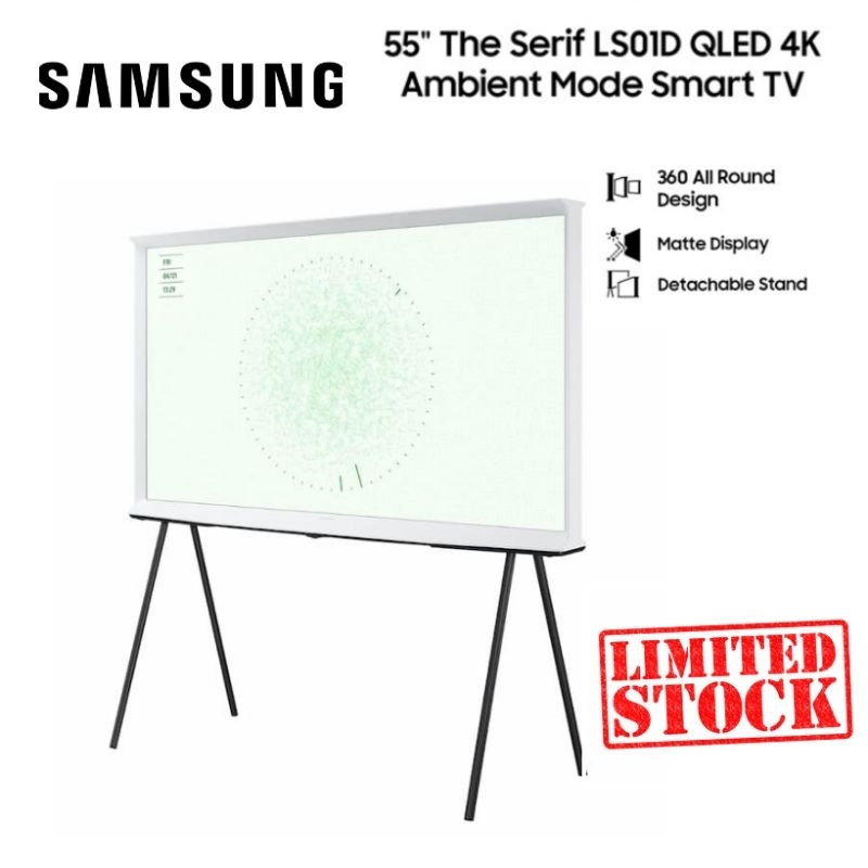 Jual TV SAMSUNG 55LS01D THE SERIF QLED 55 INCH UHD 4K W/MATTE DISPLAY ...