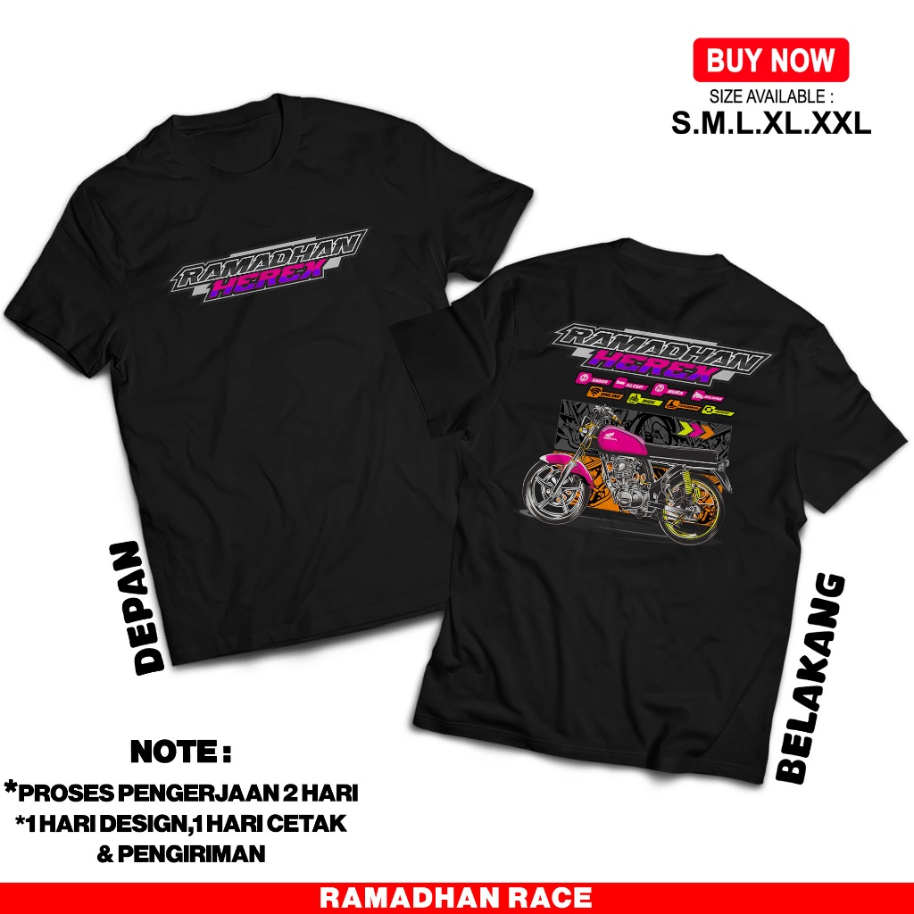 Jual Kaos Ramadhan Herex Cb 100 Vol1 - Baju Ramadhan Racing - Nyaman ...