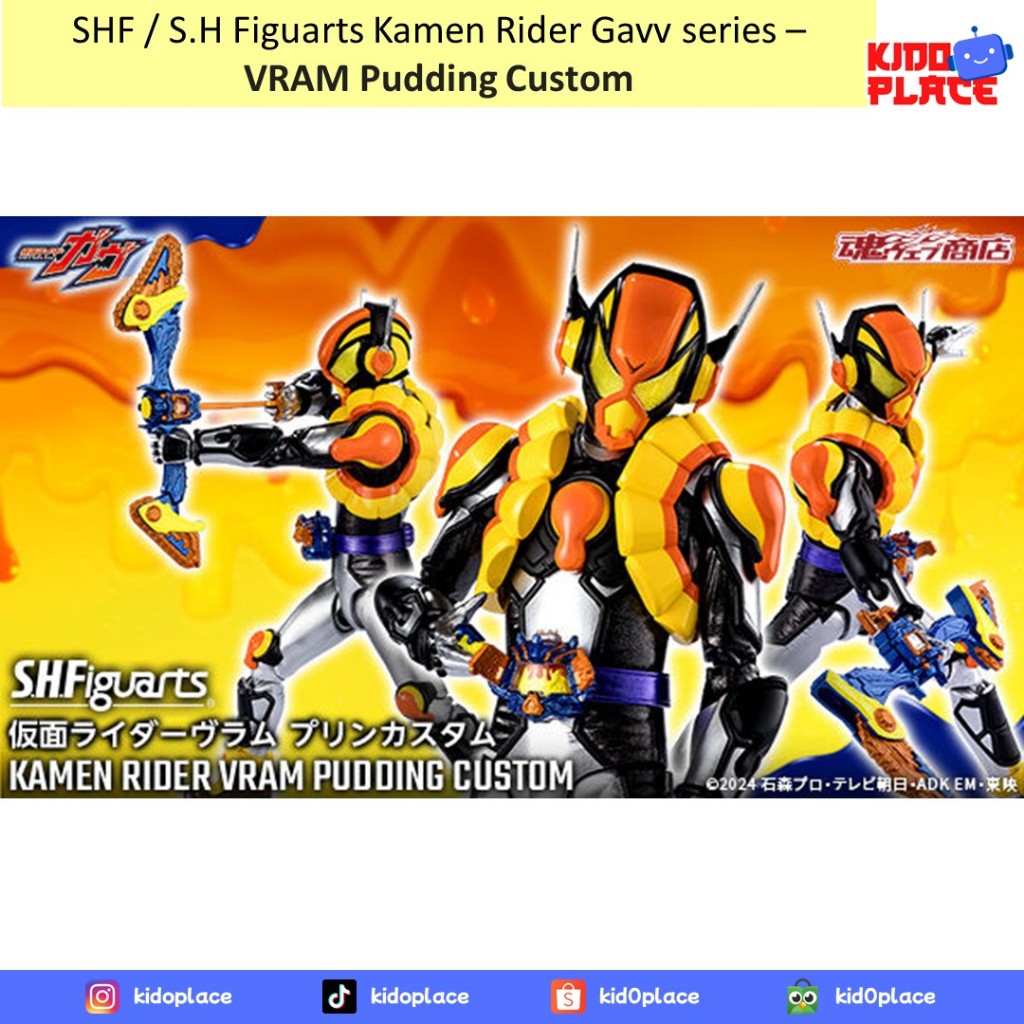 Jual SHF / S.H Figuarts Kamen Rider Gavv series –VRAM Pudding Custom | Shopee Indonesia
