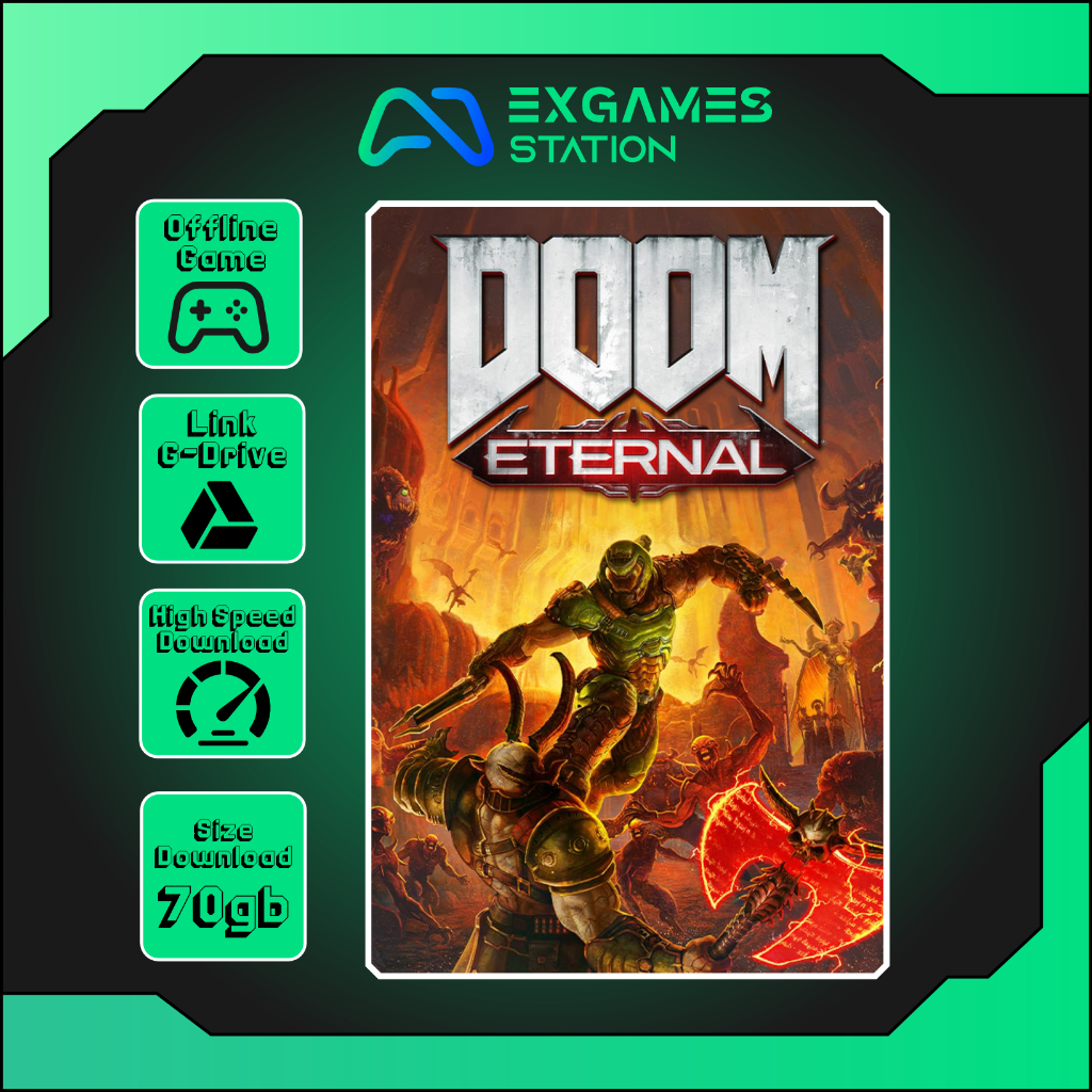 Jual DOOM Eternal Deluxe Edition | Game Offline Seru PC Dan Laptop ...