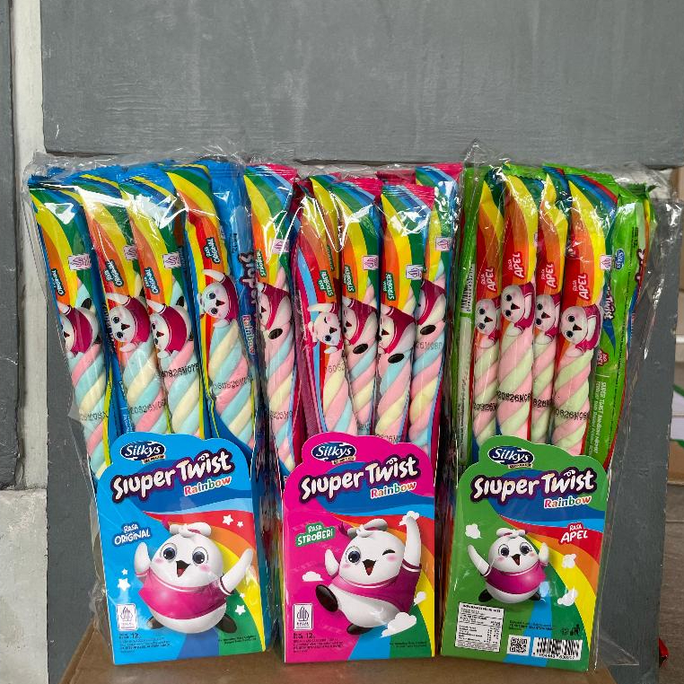 Jual MARSHMALLOW SILKYS SIUPER TWIST PANJANG ALL VARIANT (ISI 20 PCS ...