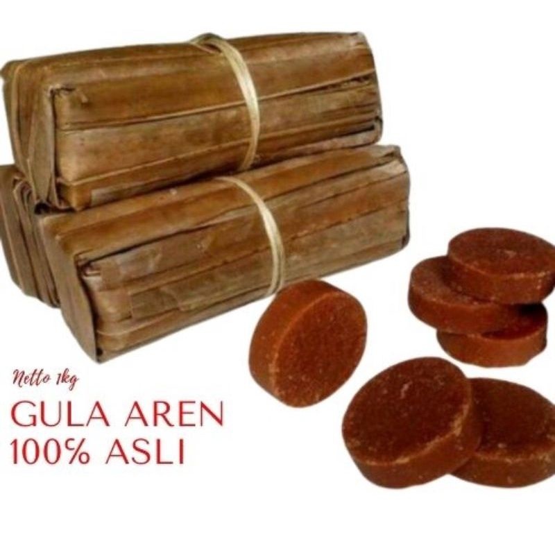 Jual Gula aren asli 100% organik khas Pangandara jawa barat / berat 1kg ...
