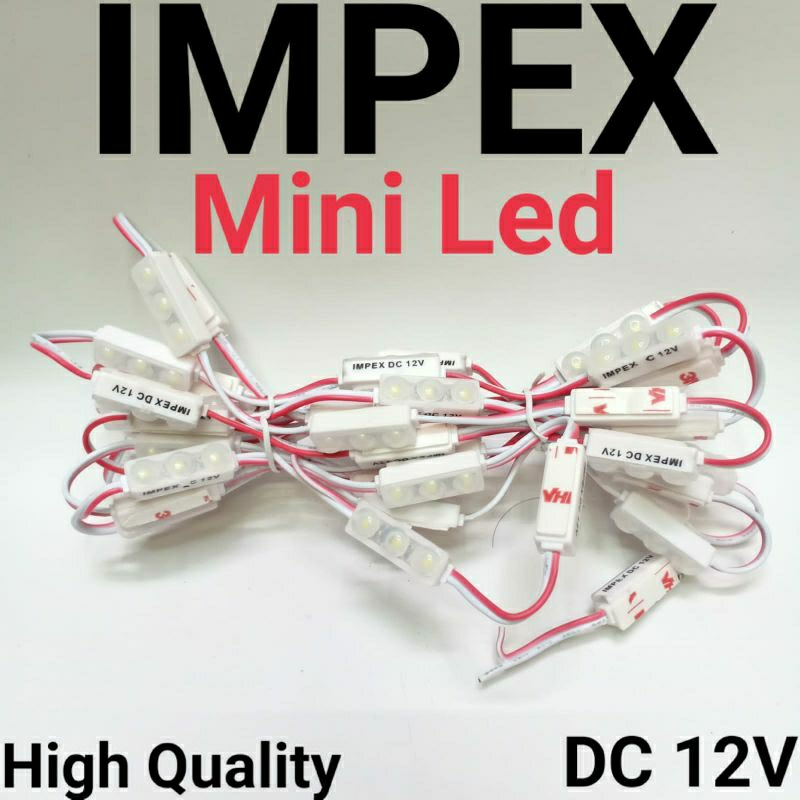 Jual Led module mini IMPEX lensa 3 mata DC 12V | Shopee Indonesia