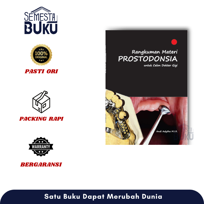 Jual Buku Rangkuman Materi Prostodonsia untuk Calon Dokter Gigi ...