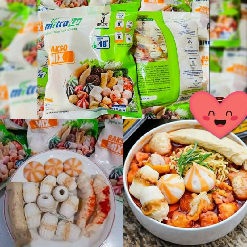 Jual bakso mix mitraku 250gram/mitraku bakso mix | Shopee Indonesia