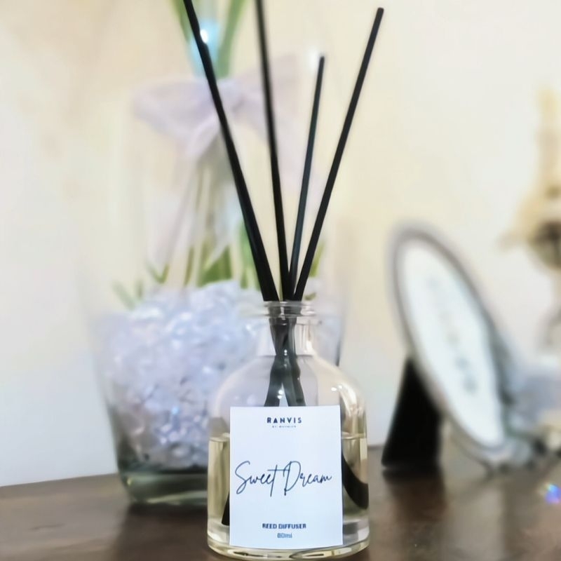 Jual REED DIFFUSER AROMATERAPY PEWANGI RUANGAN AESTHETIC DIFFUSER 80ml ...