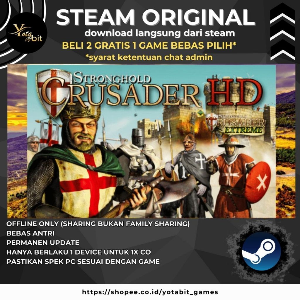 Jual Stronghold Crusader HD PC Sharing Original Offline | Shopee Indonesia
