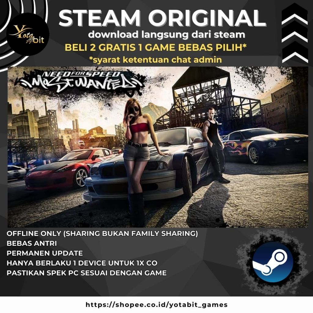 Jual Need for Speed Most Wanted PC Sharing Original Offline | Shopee Indonesia