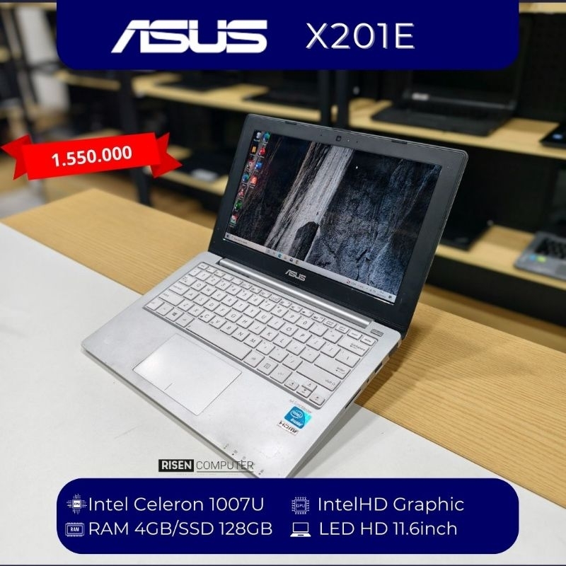 Jual LAPTOP ASUS X201E Intel Celeron 1007U RAM 4GB SSD 128GB Laptop ...