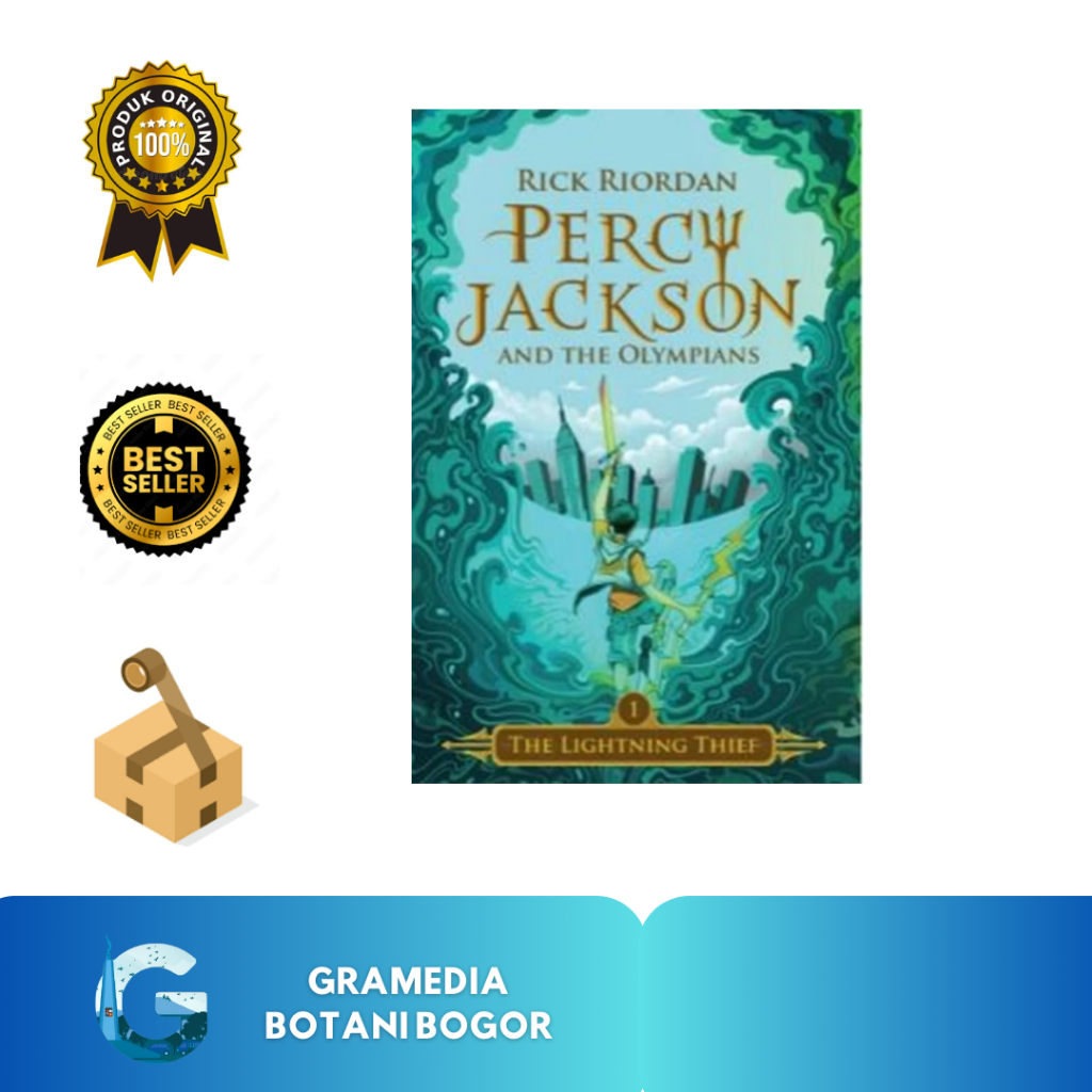 Jual Gramedia Bogor - Novel Percy Jackson #1: The Lightning Thief ...