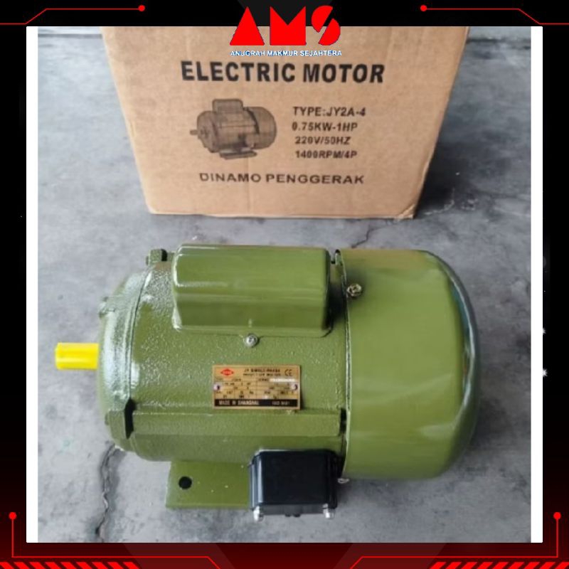 Jual ELECTRO MOTOR / DINAMO PENGGERAK 1 PHASE 1 HP 4P ( JY 2A - 4 ) SEM | Shopee Indonesia