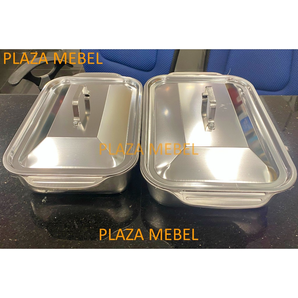 Jual Baki Tempat Lauk Prasmanan Komodo Luxury STAINLESS Small / Medium ...