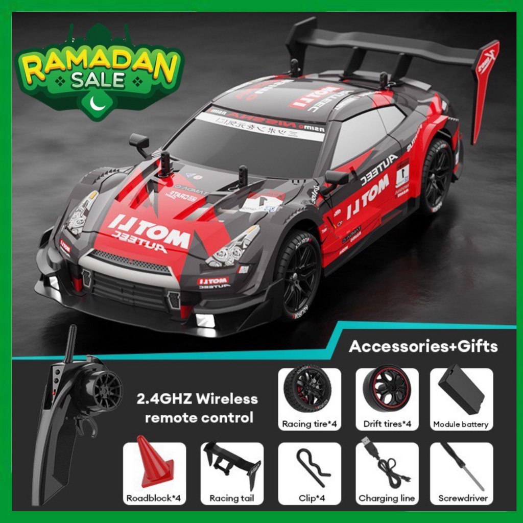Jual [COD] Mainan RC Drift Racing 4WD Remote 2.4ghz 1:14 & RC Super GT ...