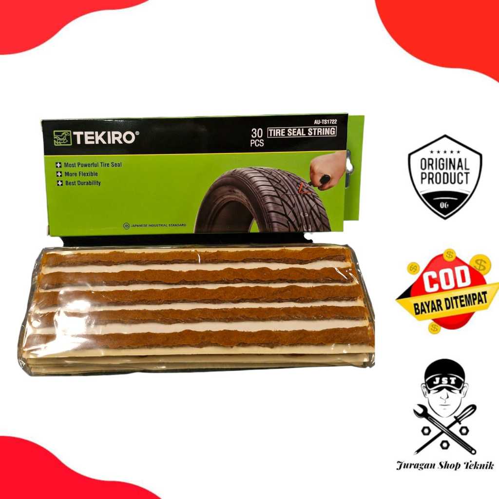 Jual TEKIRO ISI LEM CACING TUBELES 30PCS - REFIL OBAT TAMBAL BAN BOCOR ...