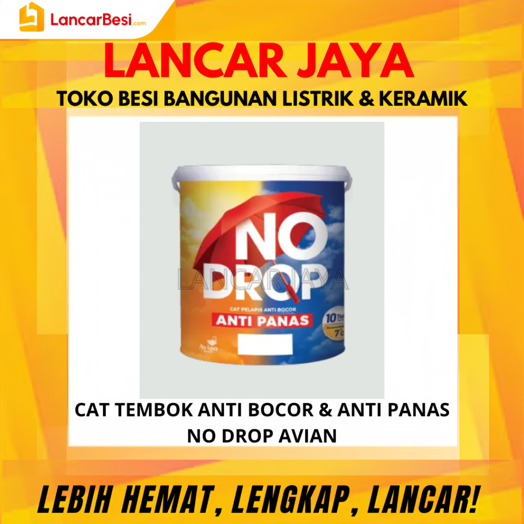 Jual Cat Tembok Anti Bocor & Anti Panas No Drop Avian Brands | Shopee Indonesia