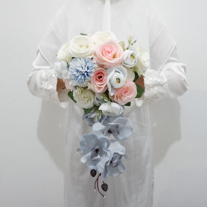 Jual Buket Bunga Juntai Anggrek Pengantin Lamaran Pernikahan Prewedding ...