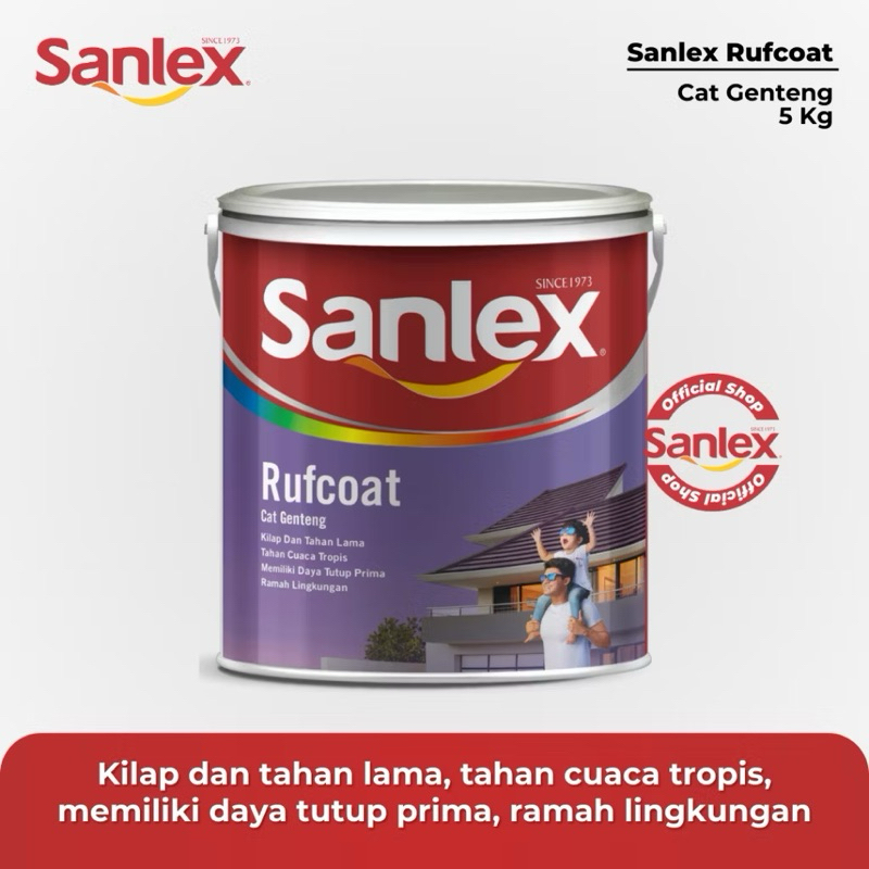 Jual SANLEX RUFCOAT - CAT GENTENG | Shopee Indonesia