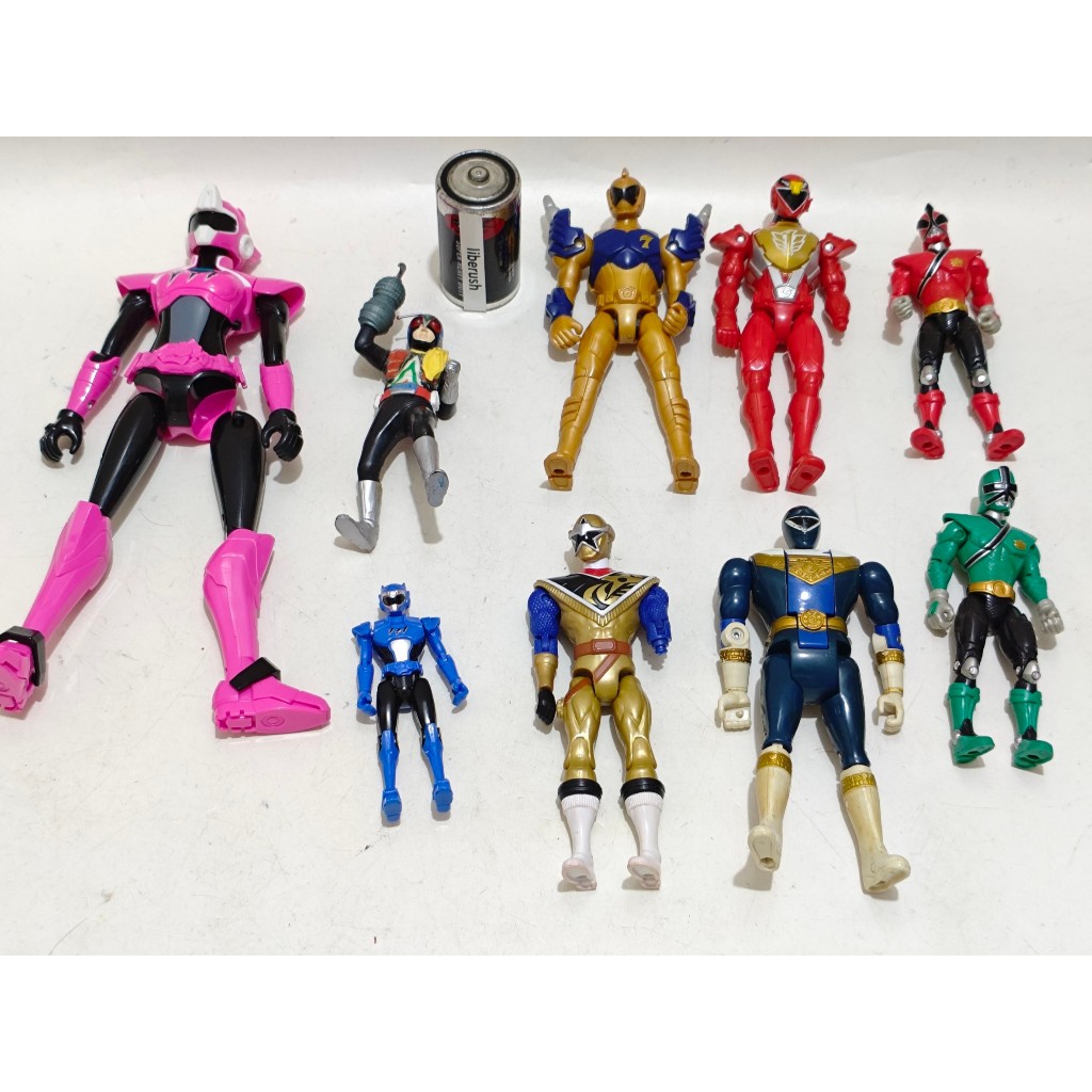 Jual Set power rangers ninja steel gold ranger , legacy zeo action ...