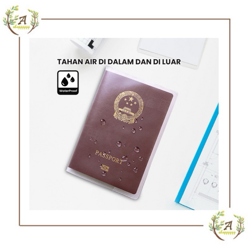 Jual sampul passport transparan sampul buku nikah cover pelindung ...