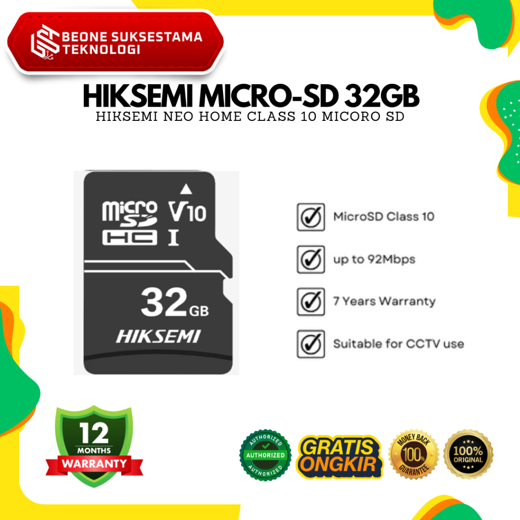 Jual MICRO SD CARD HIKVISION MEMORY HIKSEMI 32GB ORIGINAL | Shopee ...
