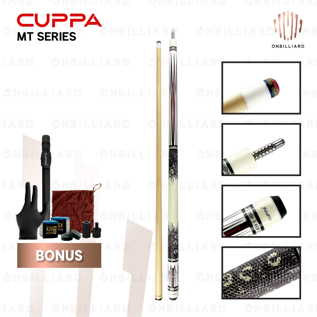 Jual CUPPA MT Series + Tas Cuppa 1x1 Cue MT-01 MT-02 Cue Stick Play ...
