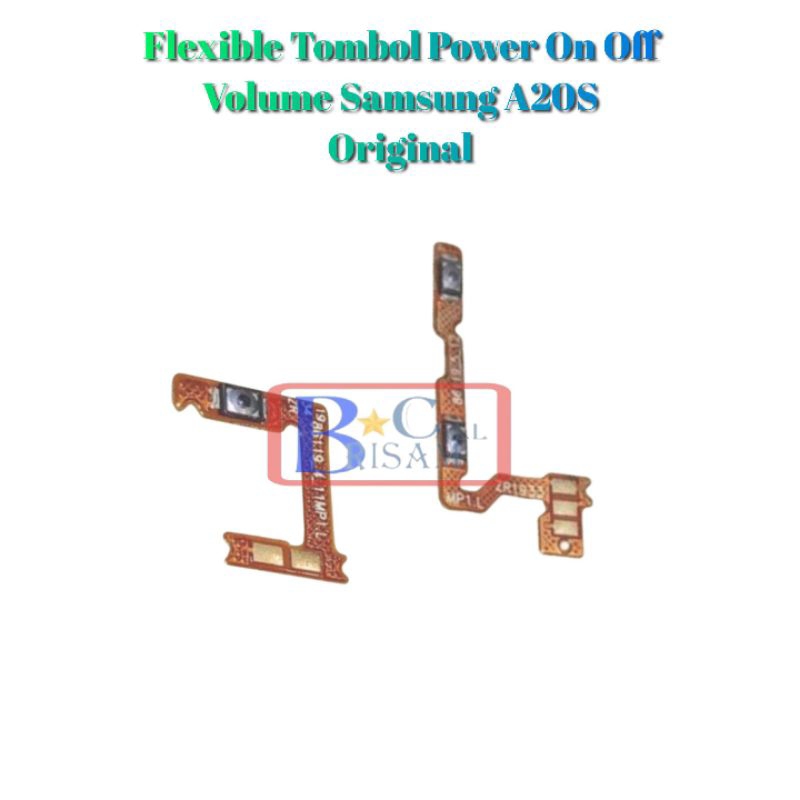 Jual Flexible Tombol Power On Off Volume Samsung A20S Original | Shopee Indonesia