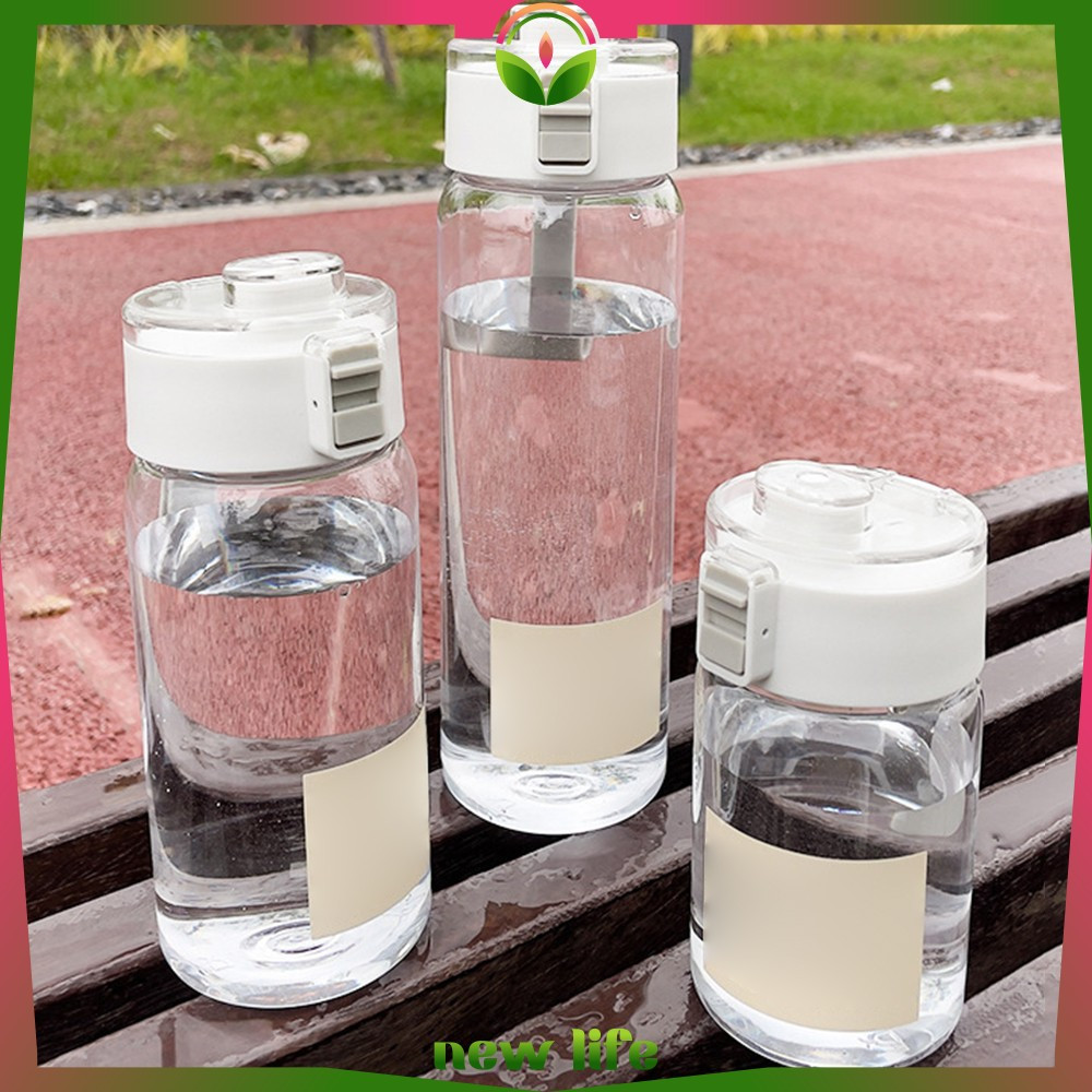 Jual Botol Minum Putih Transparan 350ML 800ML 550ML BPA FREE / Botol ...