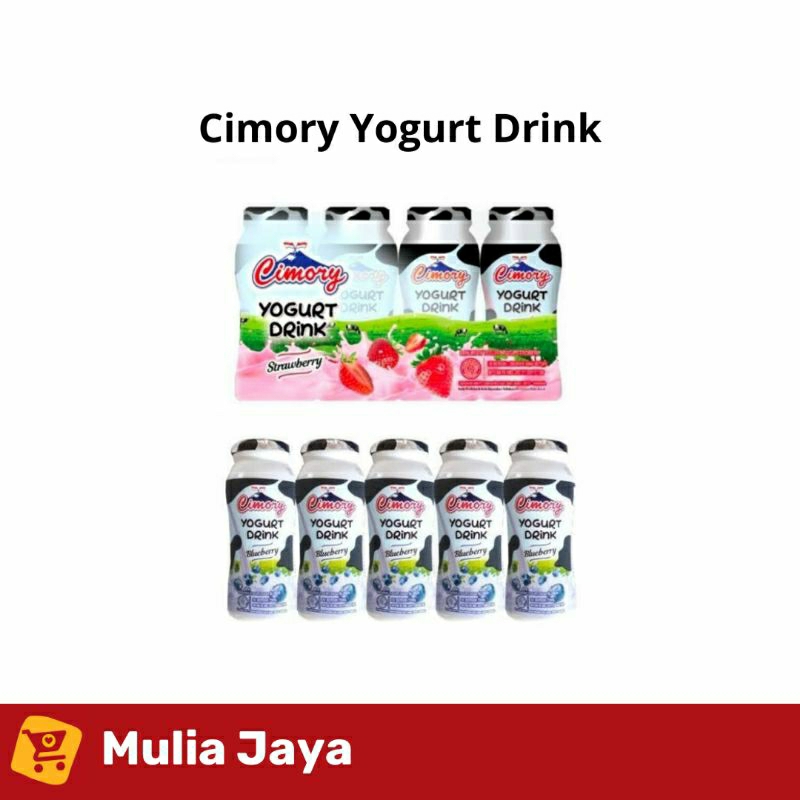 Jual Cimory Yogurt Drink 65 ml (1 pak isi 5) Rasa Strawberry/Blueberry | Shopee Indonesia