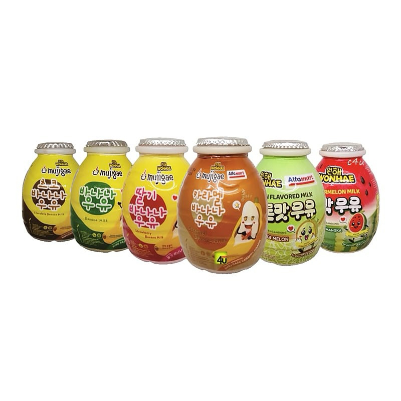 Jual Mujigae Banana Milk - Susu Pisang Mujigae - Susu Korea Rasa Pisang ...