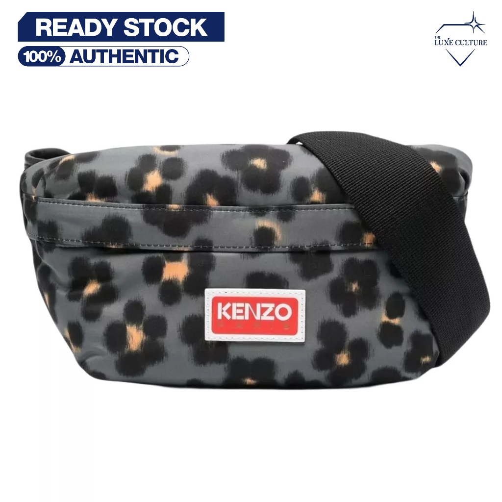 Jual Kenzo Hana Leopard Waistbag / Tas Branded Original | Shopee Indonesia
