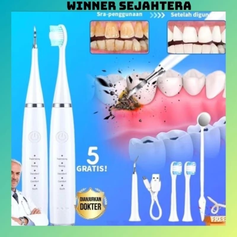 Jual Smart ultrasonic saling 1 set alat pembersihan karang plak sikat ...