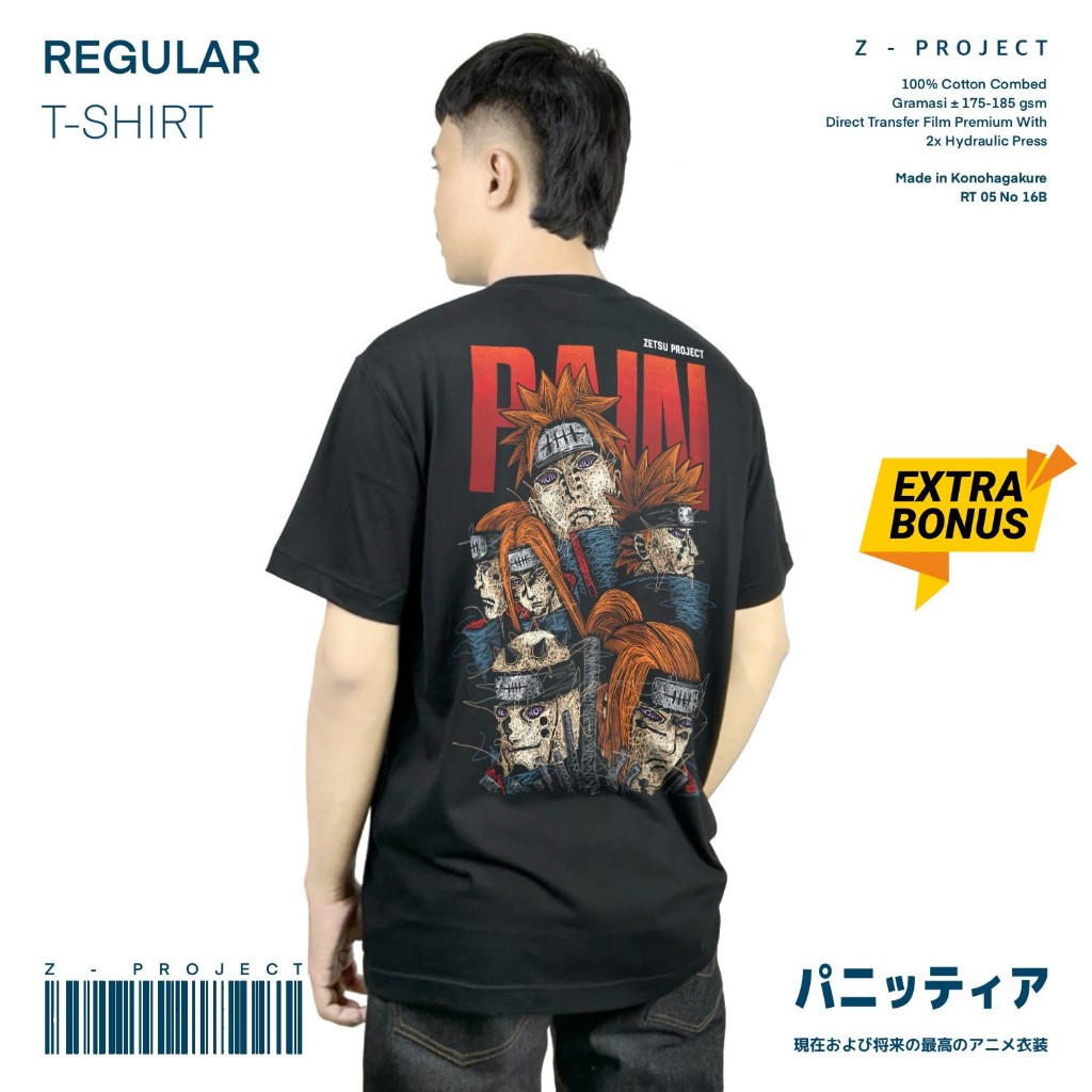 Jual Zetsu Project - Pain | Kaos Anime | Kaos Naruto | Kaos Lengan ...