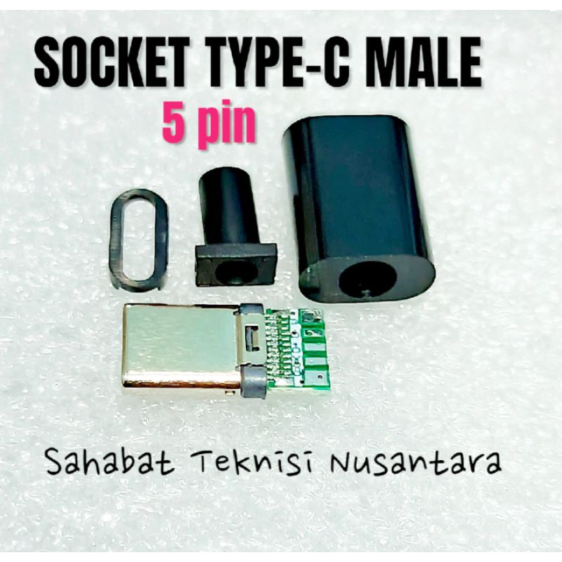 Jual Socket Type C Male | soket type C male | Jack type C male | socket ...